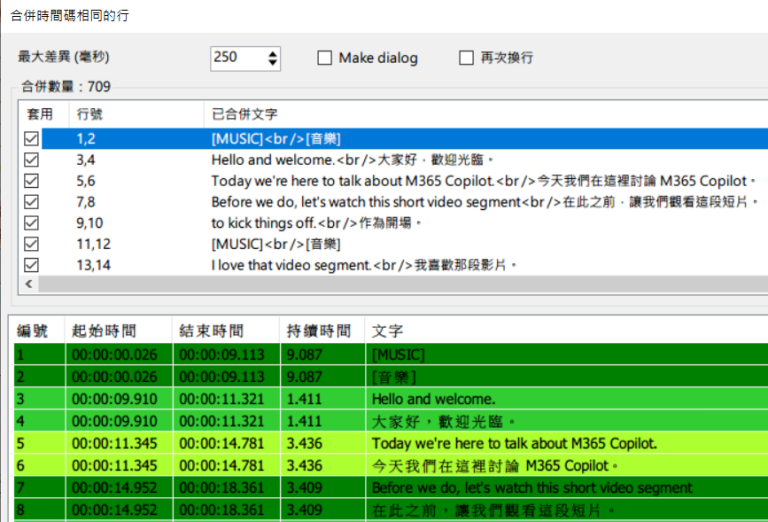 使用subtitleedit調整雙語字幕 - icka's Home